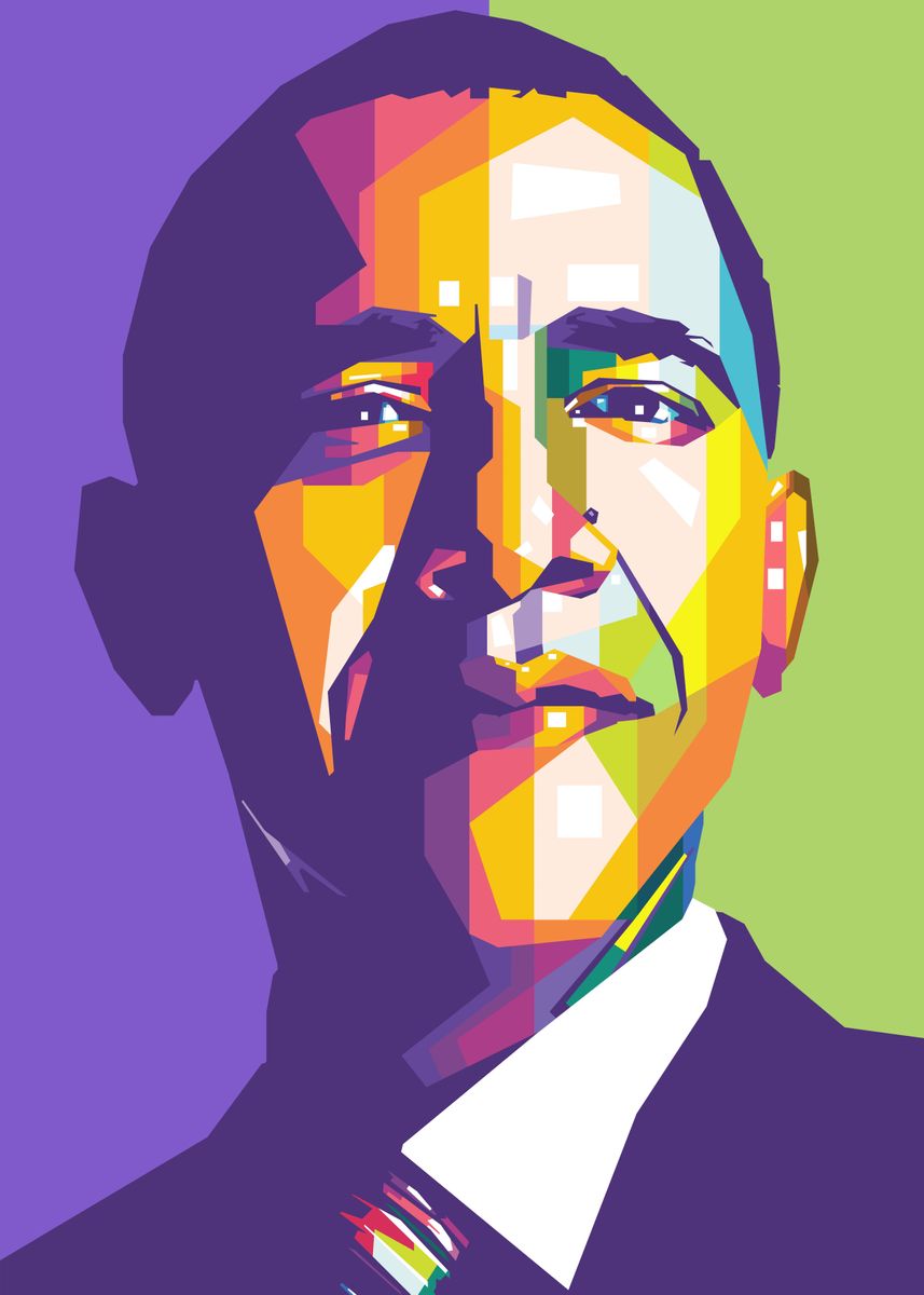 'Barack Obama' Poster, picture, metal print, paint by Sherlock Wijaya ...
