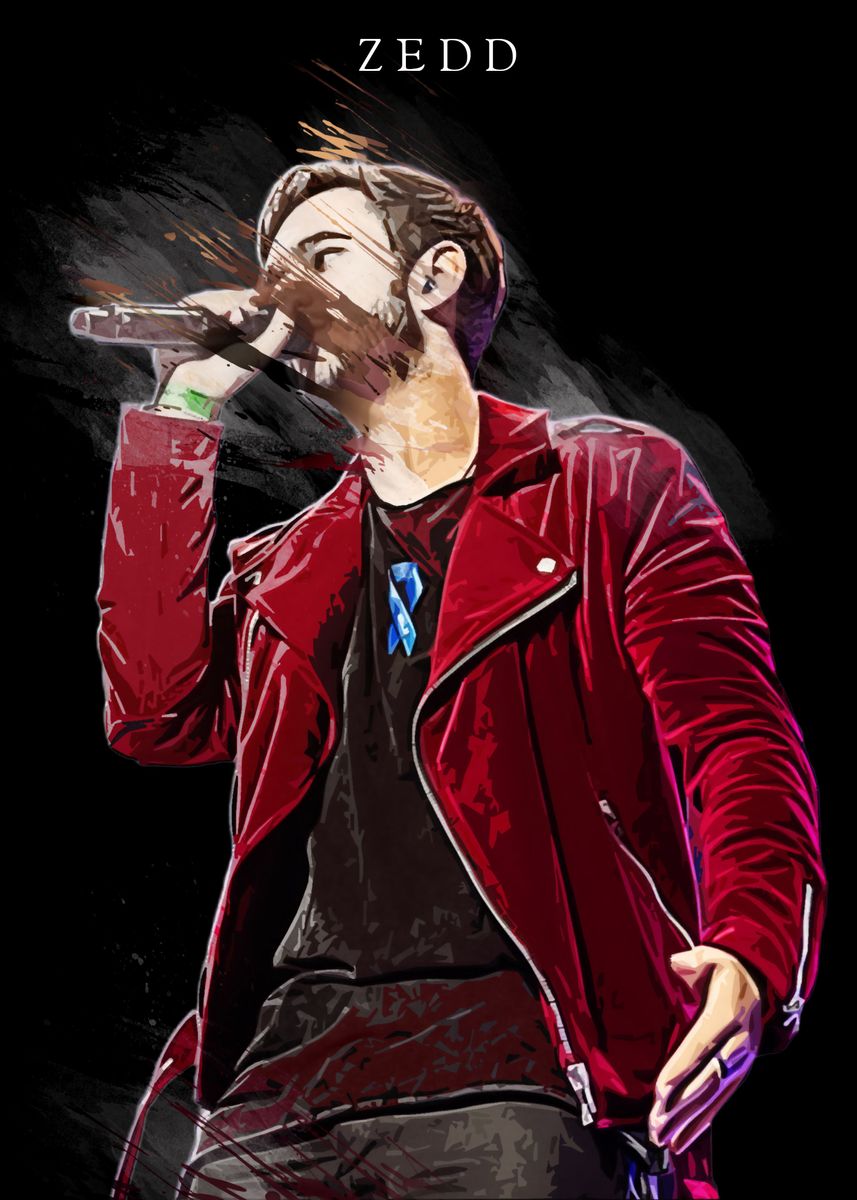 'Zedd ' Poster, picture, metal print, paint by MDA STUDIO | Displate