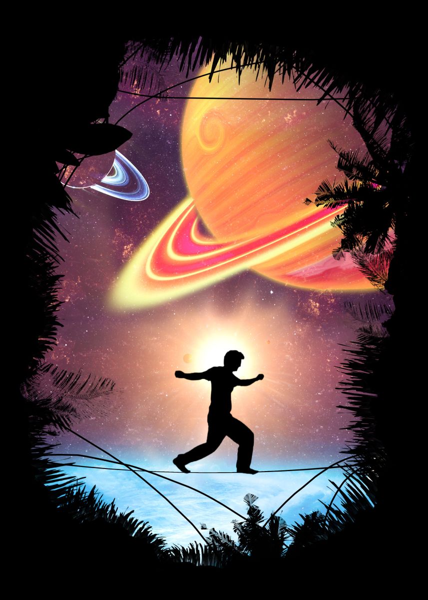 'Balance' Poster, picture, metal print, paint by Matthew | Displate