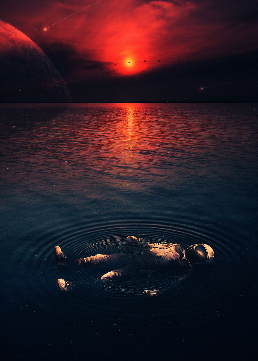 'Midnight Chill' Poster, picture, metal print, paint by Nicebleed ...