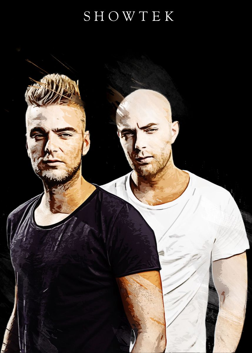 'Showtek ' Poster, picture, metal print, paint by MDA STUDIO | Displate