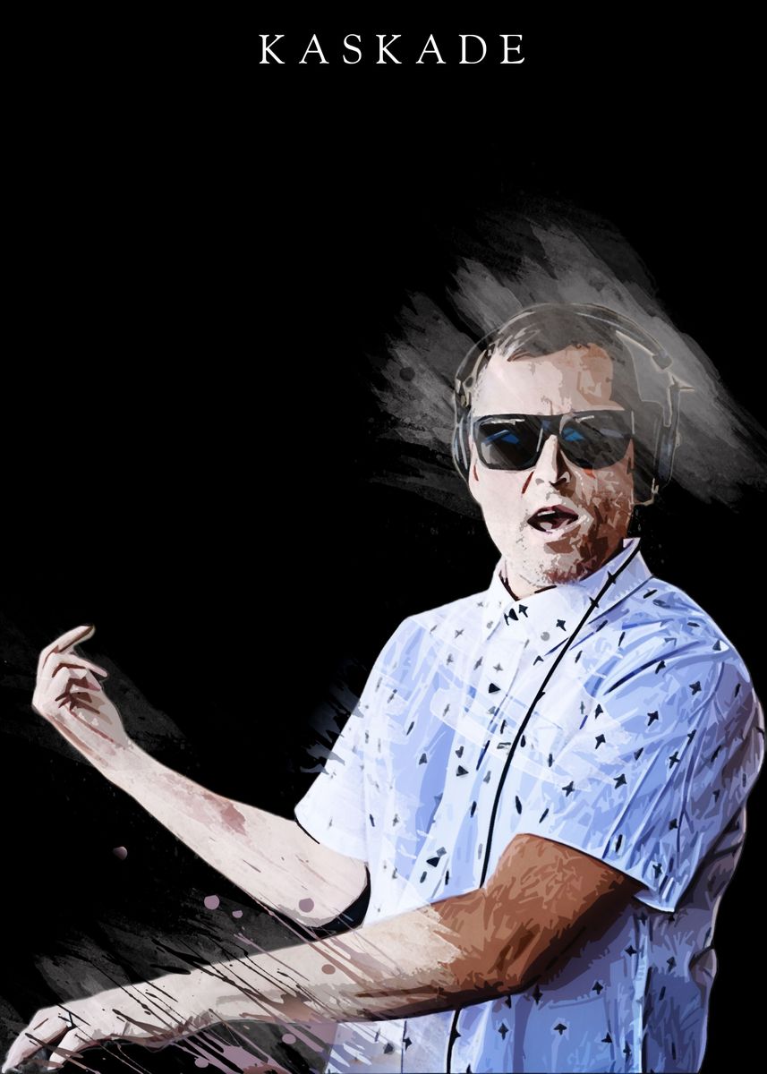 'Kaskade ' Poster, picture, metal print, paint by MDA STUDIO | Displate