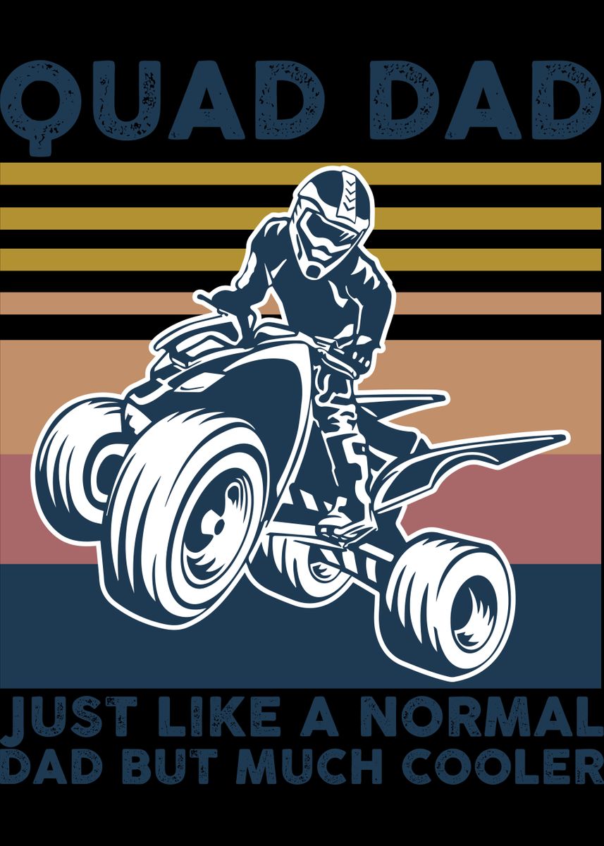 'Quad Rider' Poster, picture, metal print, paint by Alexander Roose ...