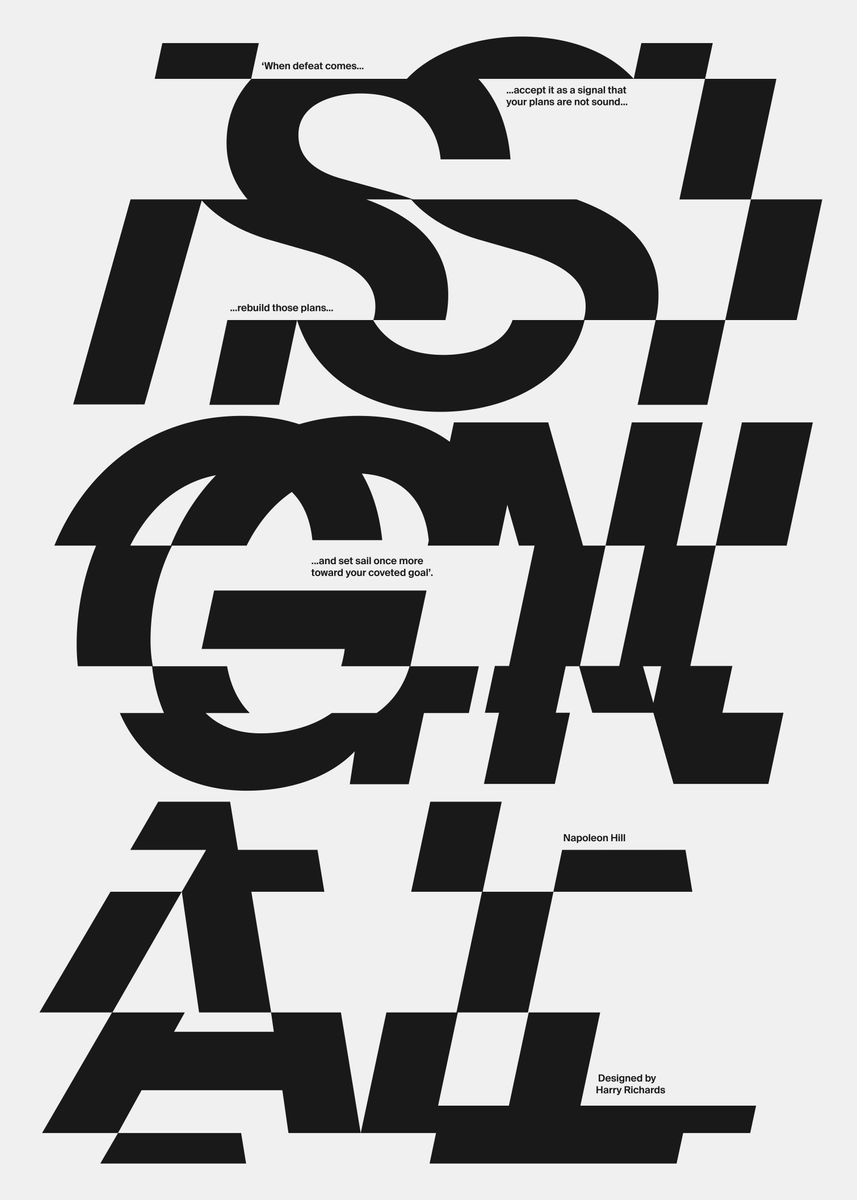 'Signal' Poster, picture, metal print, paint by Harry Richards | Displate