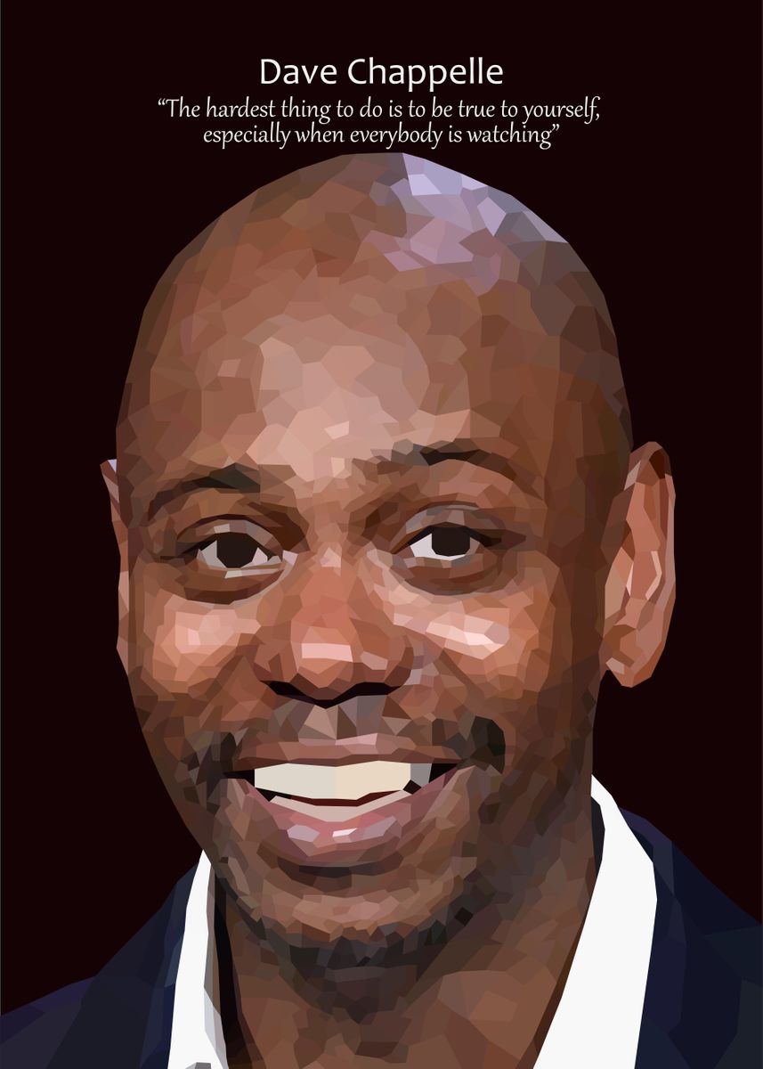 'Dave Chappelle' Poster, picture, metal print, paint by LSP | Displate
