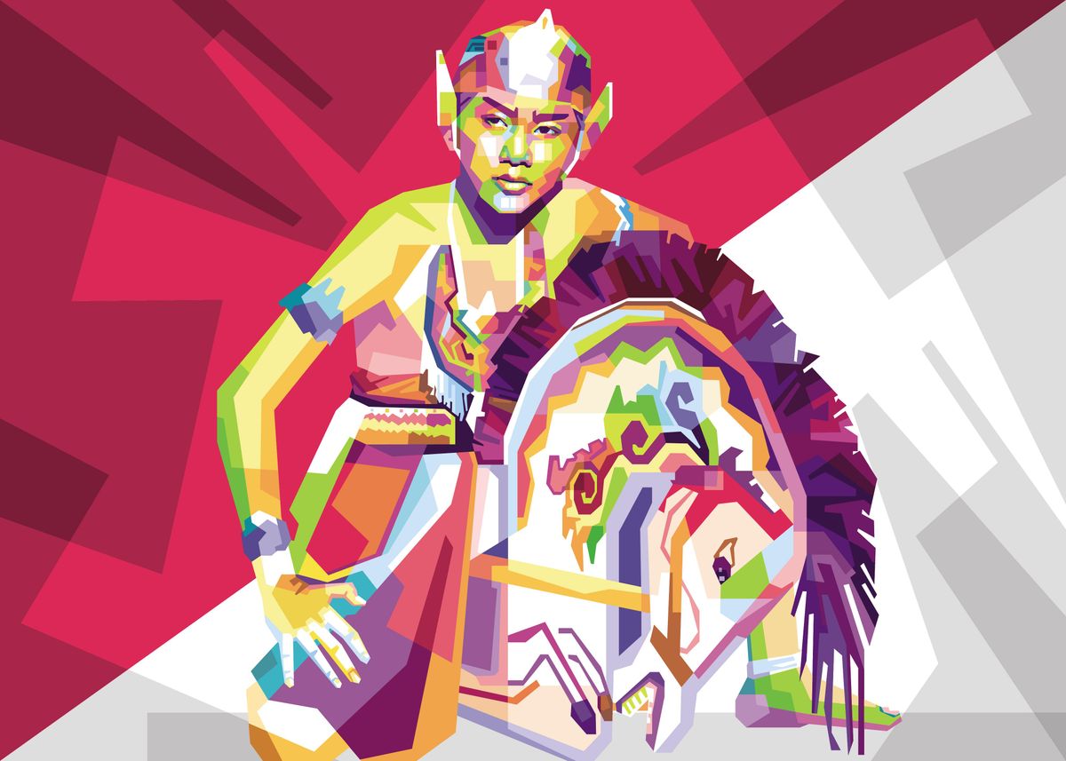 'Traditional Javanese Dance' Poster by Limada Iqbal | Displate