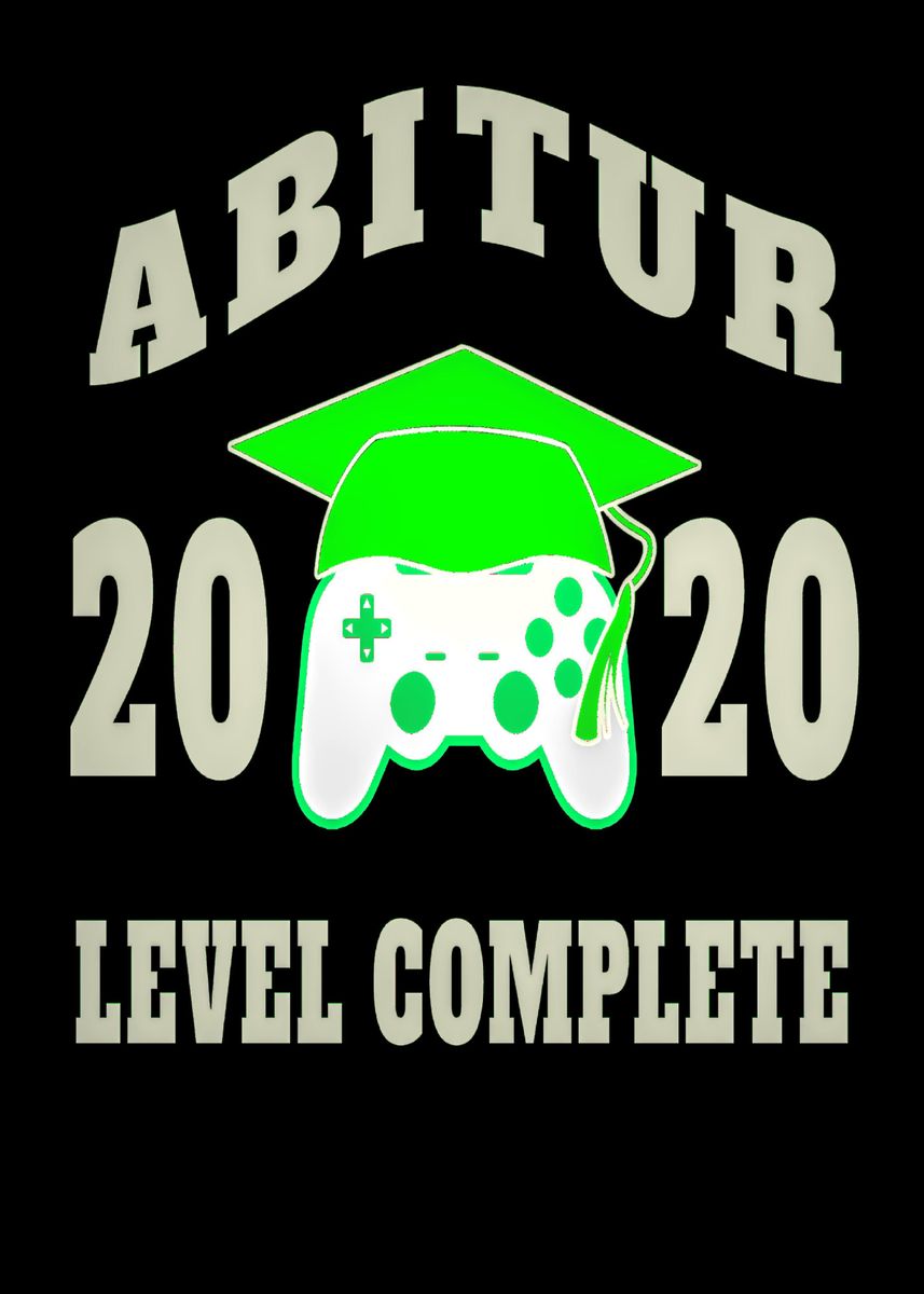 'Abitur 2020 Abi' Poster, picture, metal print, paint by sytacdesign ...