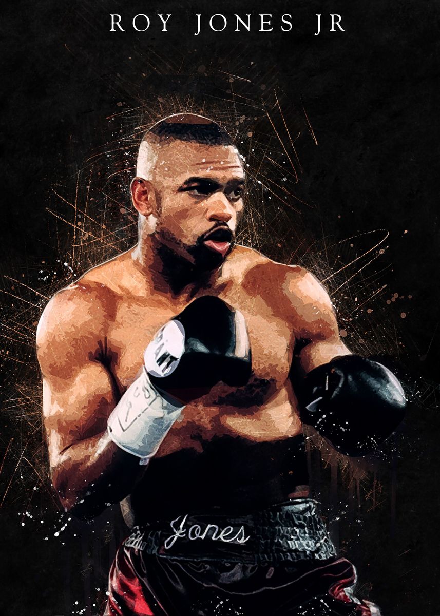 'Roy Jones Jr' Poster, picture, metal print, paint by ONONMADE STUDIO ...