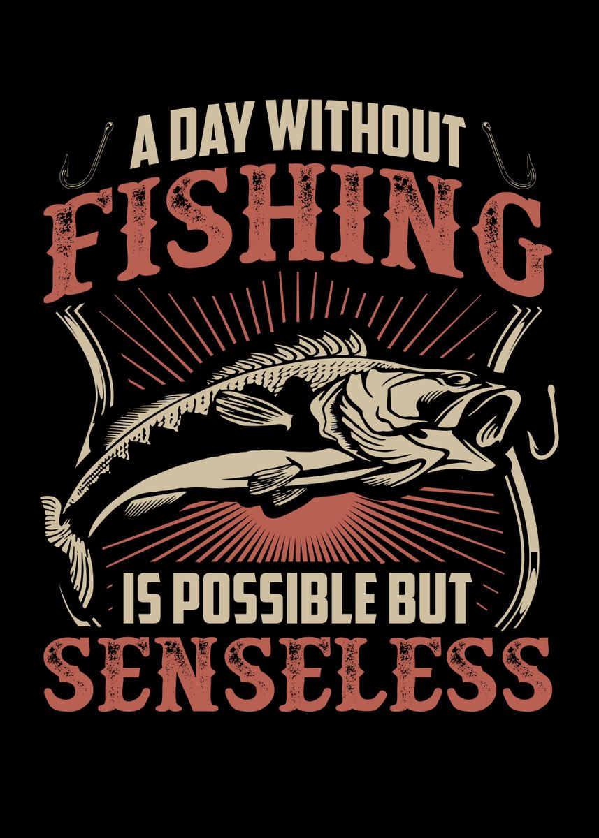 'Fisher Fishing Fish' Poster, picture, metal print, paint by Alexander ...