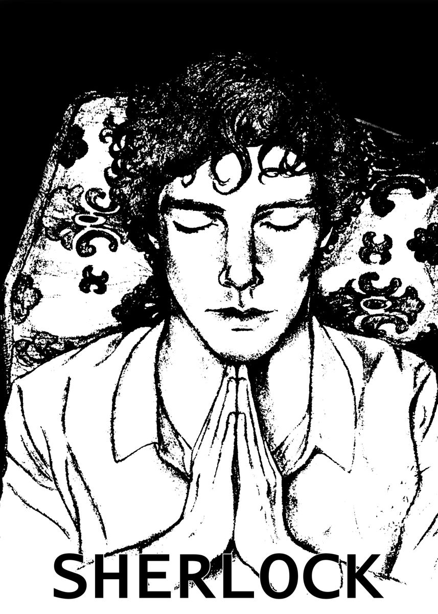 'Sherlock' Poster, picture, metal print, paint by Graystone Art | Displate