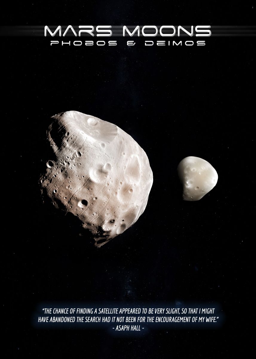 'PHOBOS AND DEIMOS' Poster, picture, metal print, paint by msp4rrow ...