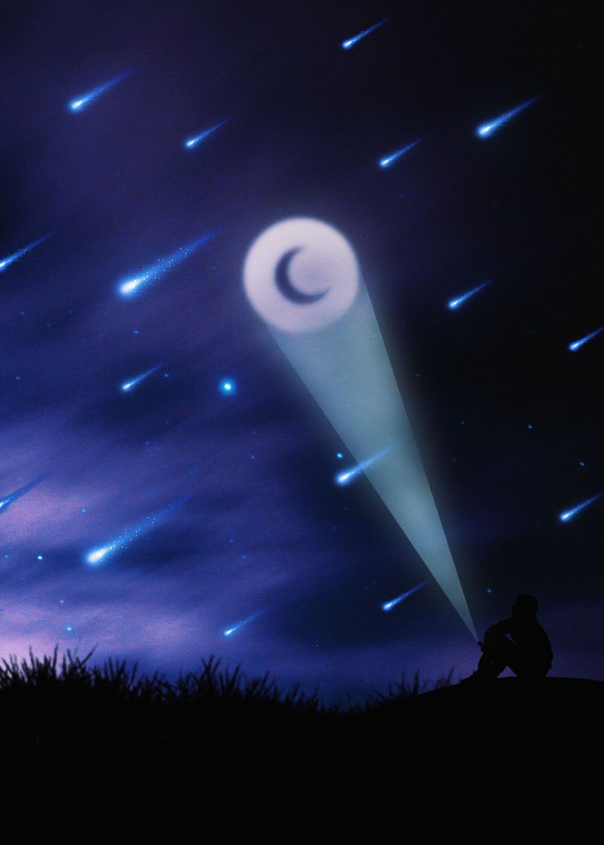 'Alone' Poster, picture, metal print, paint by Albarizi Art | Displate