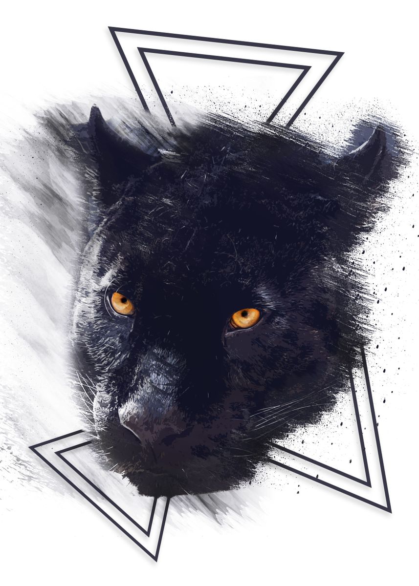 'Puma' Poster, picture, metal print, paint by maystudio | Displate