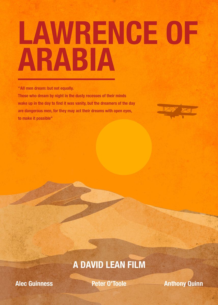 'LAWRENCE OF ARABIA ' Poster, picture, metal print, paint by ...