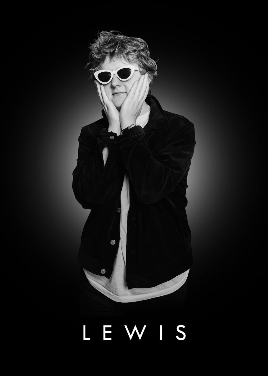 'Lewis Capaldi' Poster, picture, metal print, paint by Bo Kev | Displate