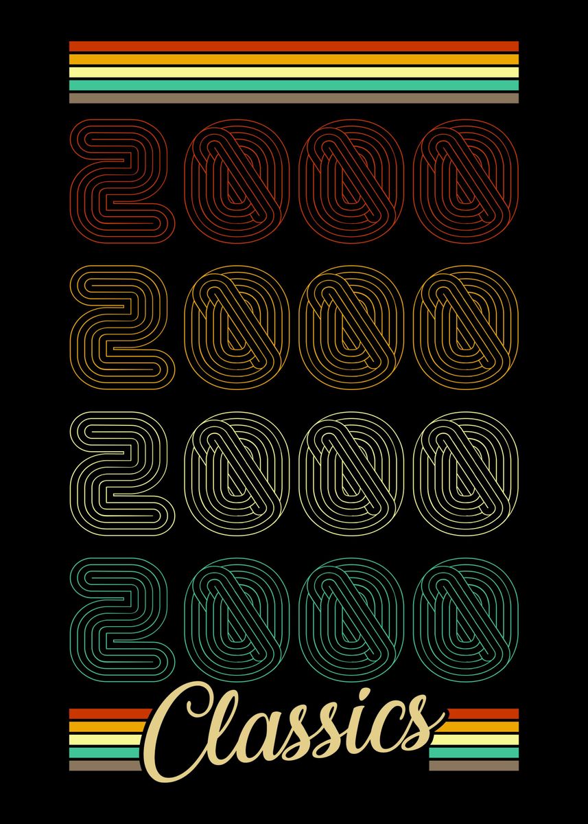 'Vintage Classics 2000' Poster by Cooldruck | Displate