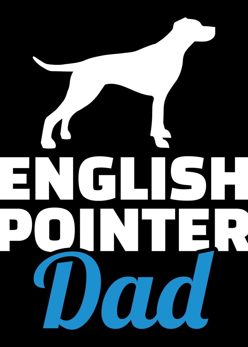 'English Pointer' Poster, picture, metal print, paint by Designzz ...