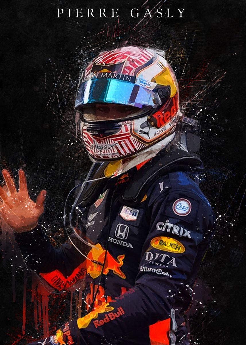 'Pierre Gasly' Poster by PADA GROUP | Displate