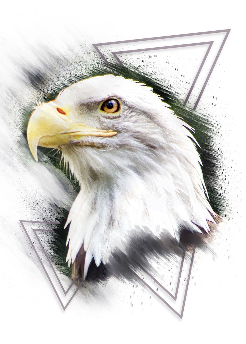 'Eagle' Poster, picture, metal print, paint by maystudio | Displate