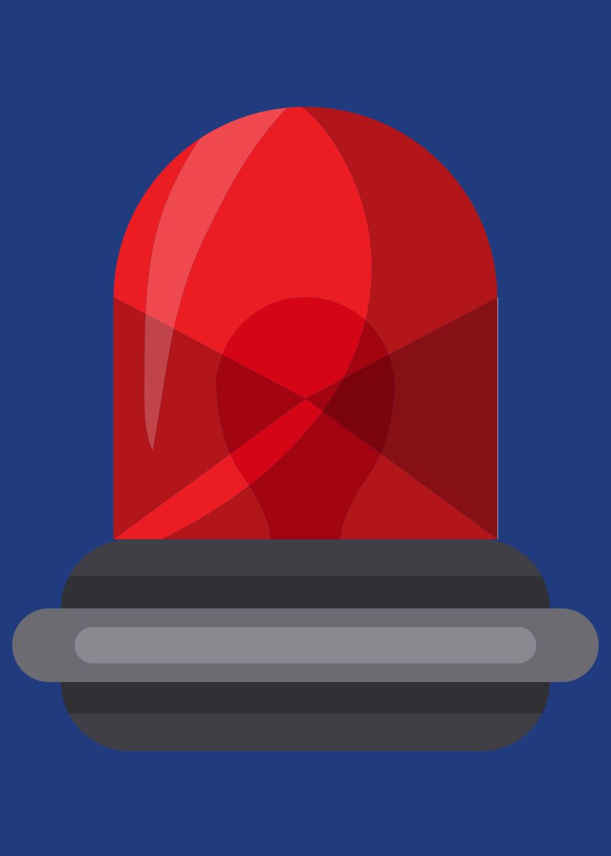 'Firefighter Alarm Signal' Poster, picture, metal print, paint by ZXNE ...