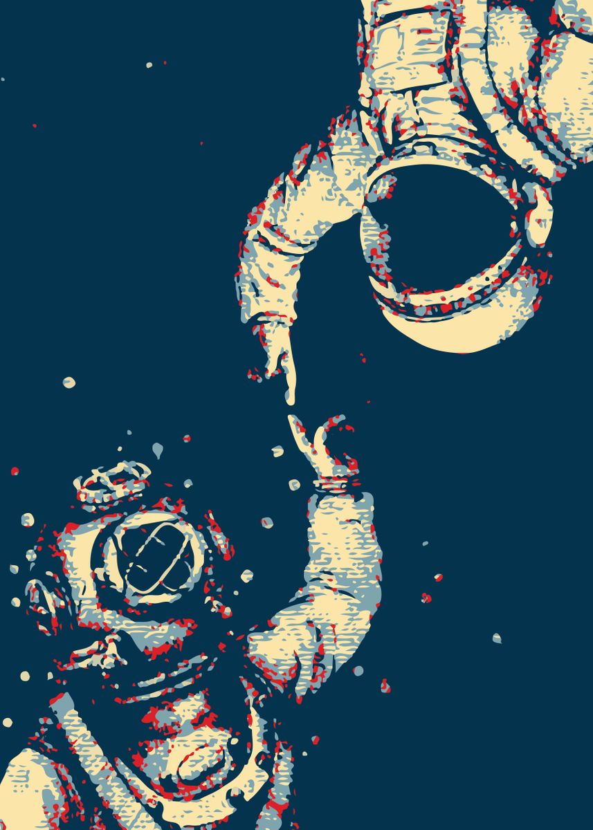 'the pop duet' Poster, picture, metal print, paint by Popart Project ...