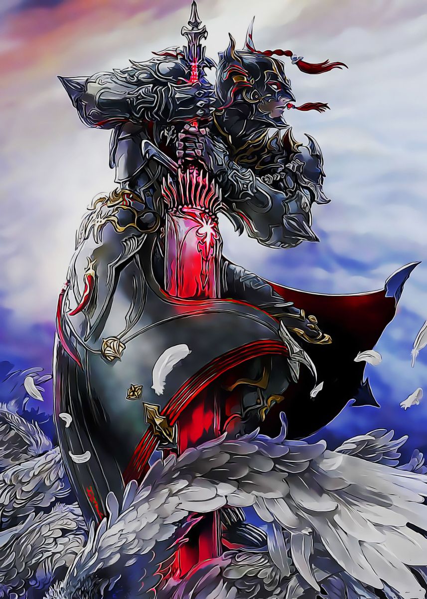 'FINAL FANTASY' Poster, picture, metal print, paint by for men | Displate