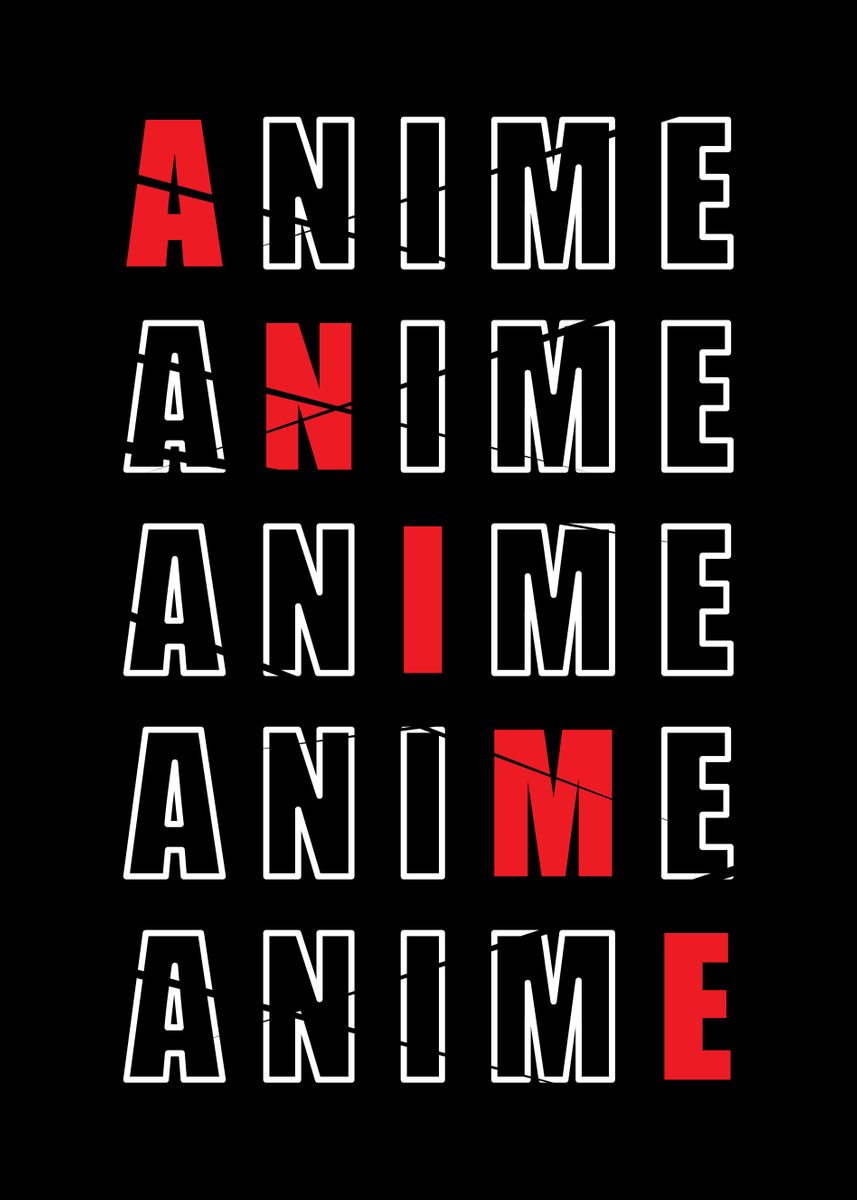 'Funny anime saying otaku' Poster, picture, metal print, paint by PxL ...