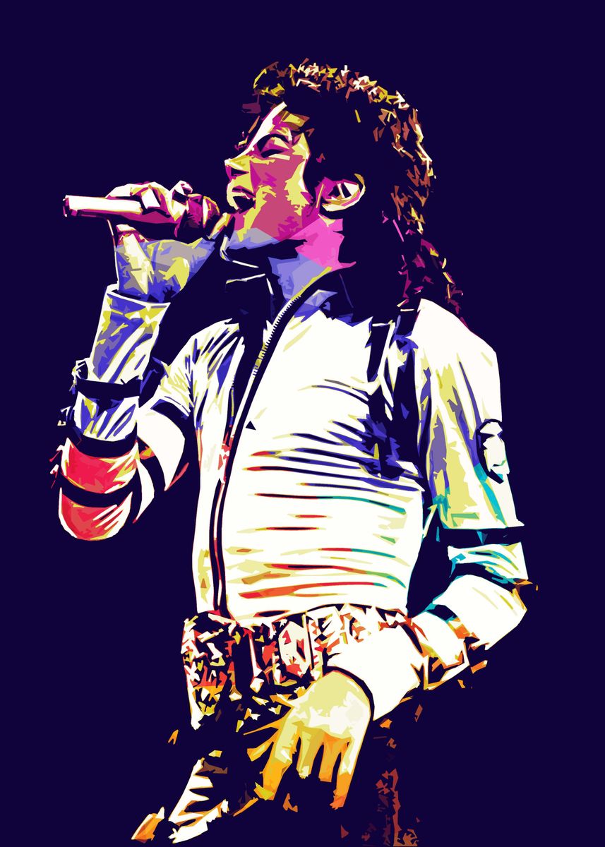'Michael Jackson ' Poster by San Illustrator | Displate