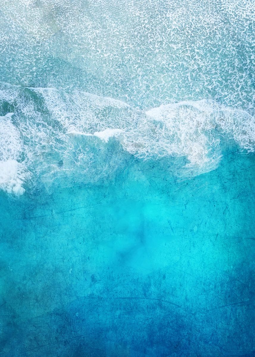 'Ocean VI' Poster by Delaquadra Art | Displate