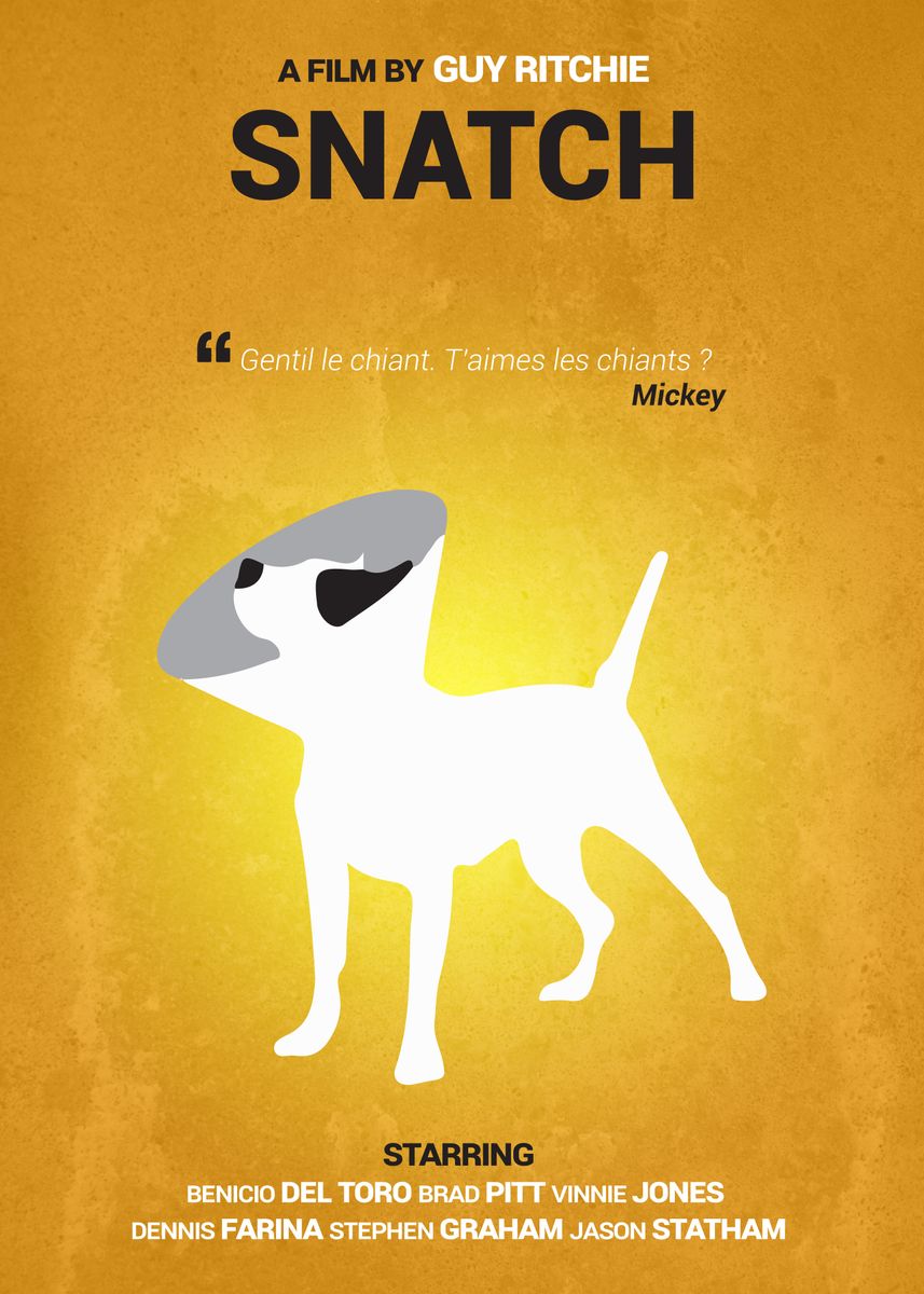 'ROMCOVER SNATCH' Poster by Romain Cuissinat | Displate