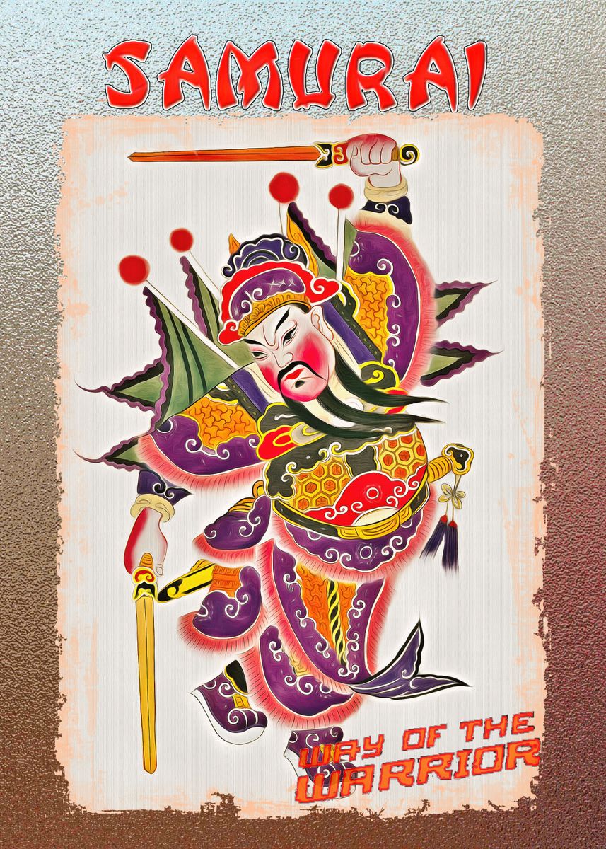 'Japanese Samurai Warrior' Poster by John Shepherd | Displate