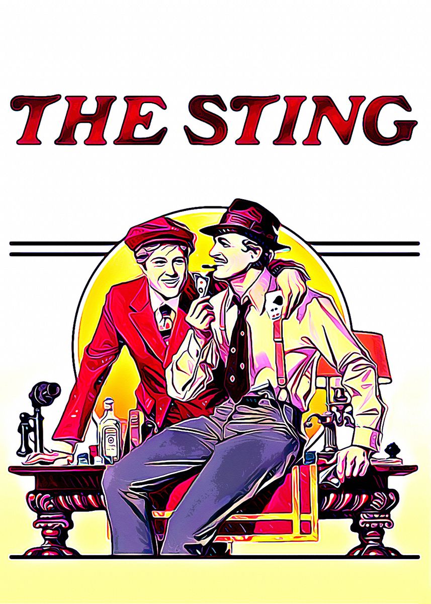 'The Sting' Poster, picture, metal print, paint by Vivienne Raymond ...