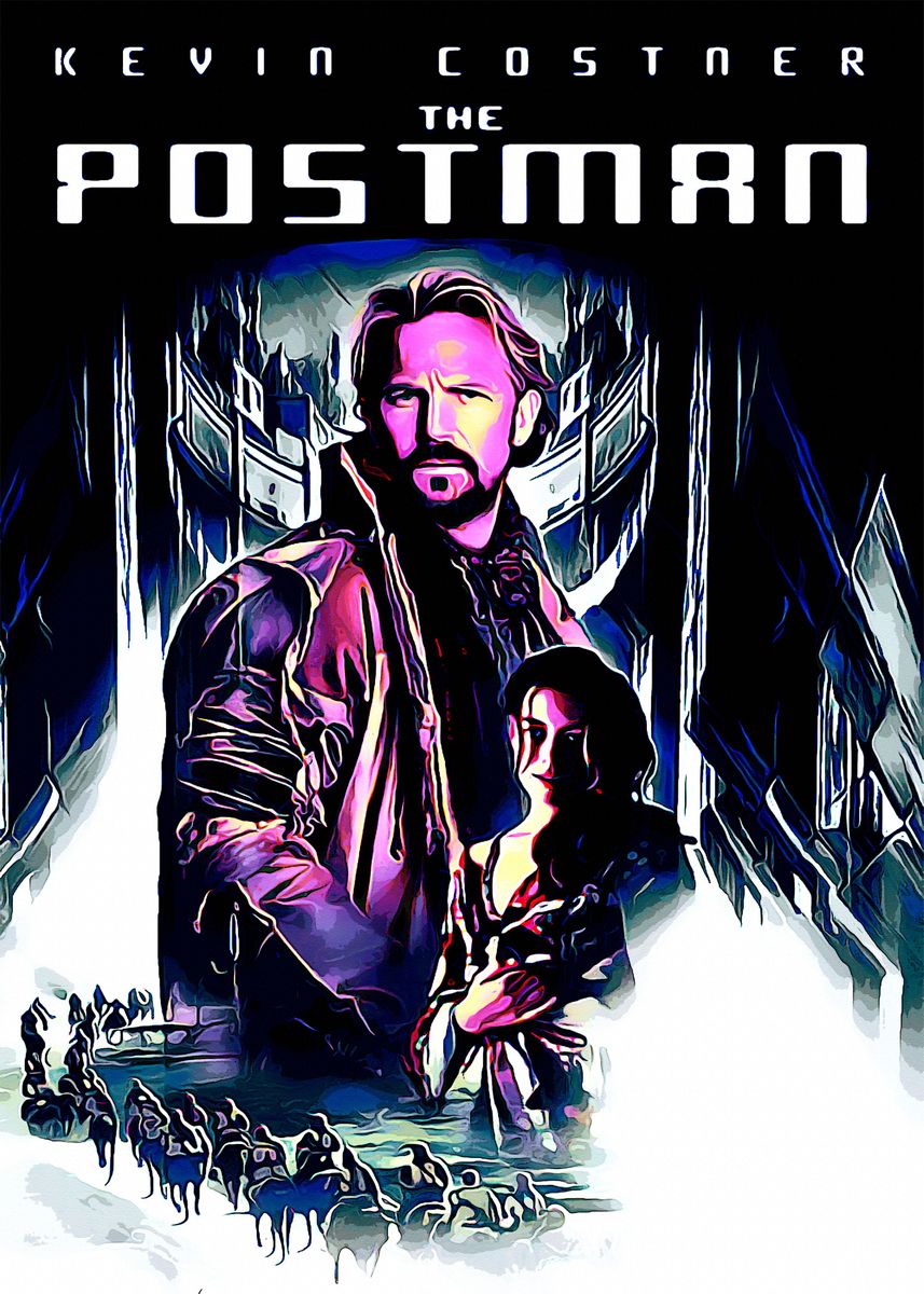 'The Postman' Poster, picture, metal print, paint by Vivienne Raymond ...