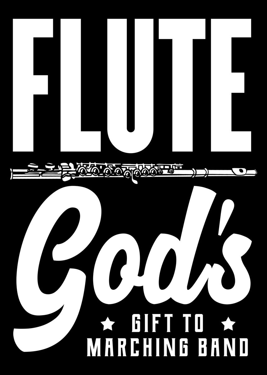 'flute' Poster, picture, metal print, paint by Hexor | Displate