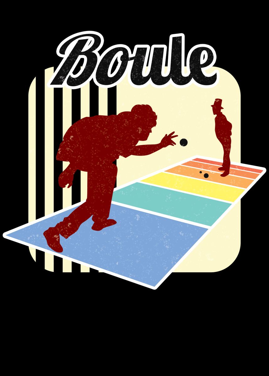 'Boule Game' Poster, picture, metal print, paint by ShirTom | Displate