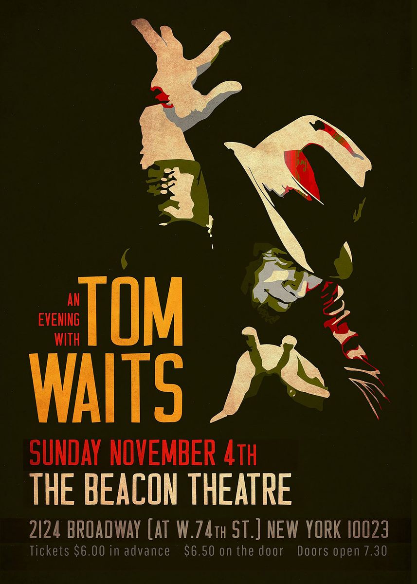 Tom Waits Poster