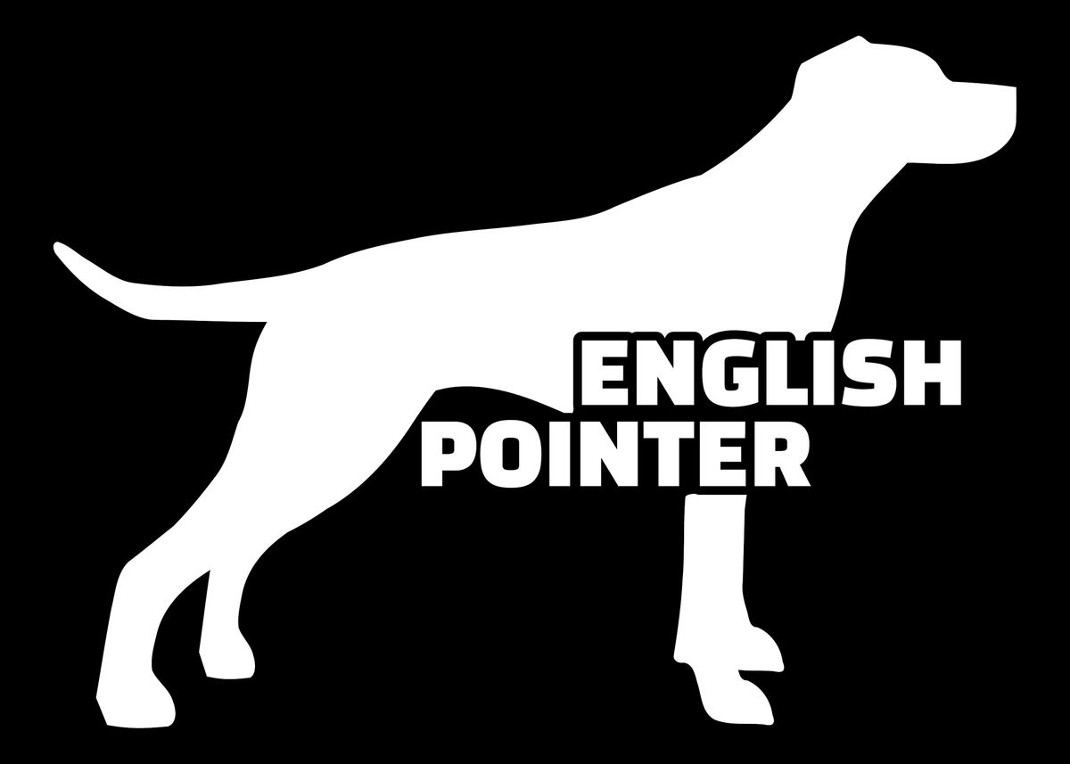'English Pointer' Poster by Designzz | Displate