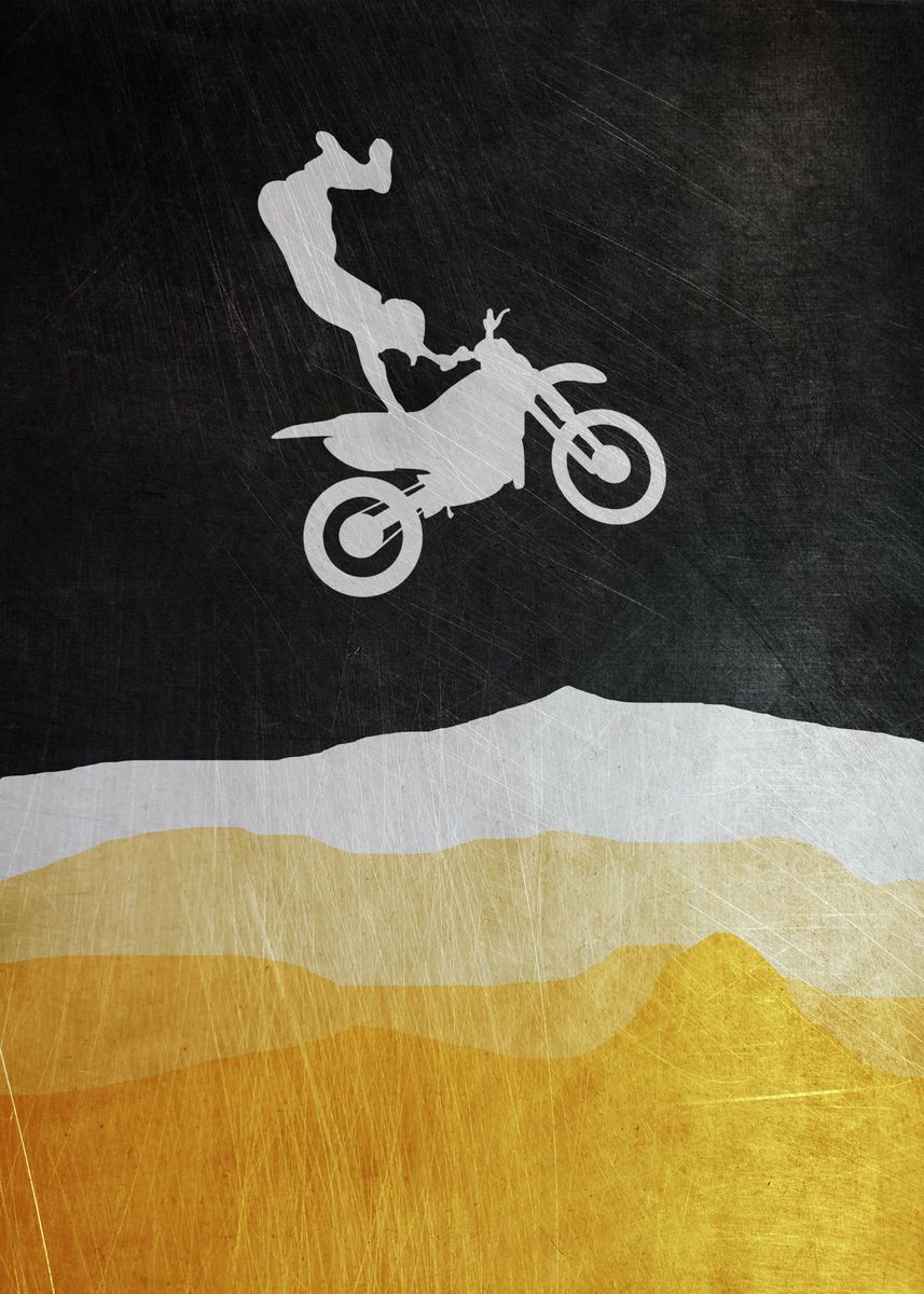 'Motocross Dirt Bike ' Poster by PosterWorld | Displate