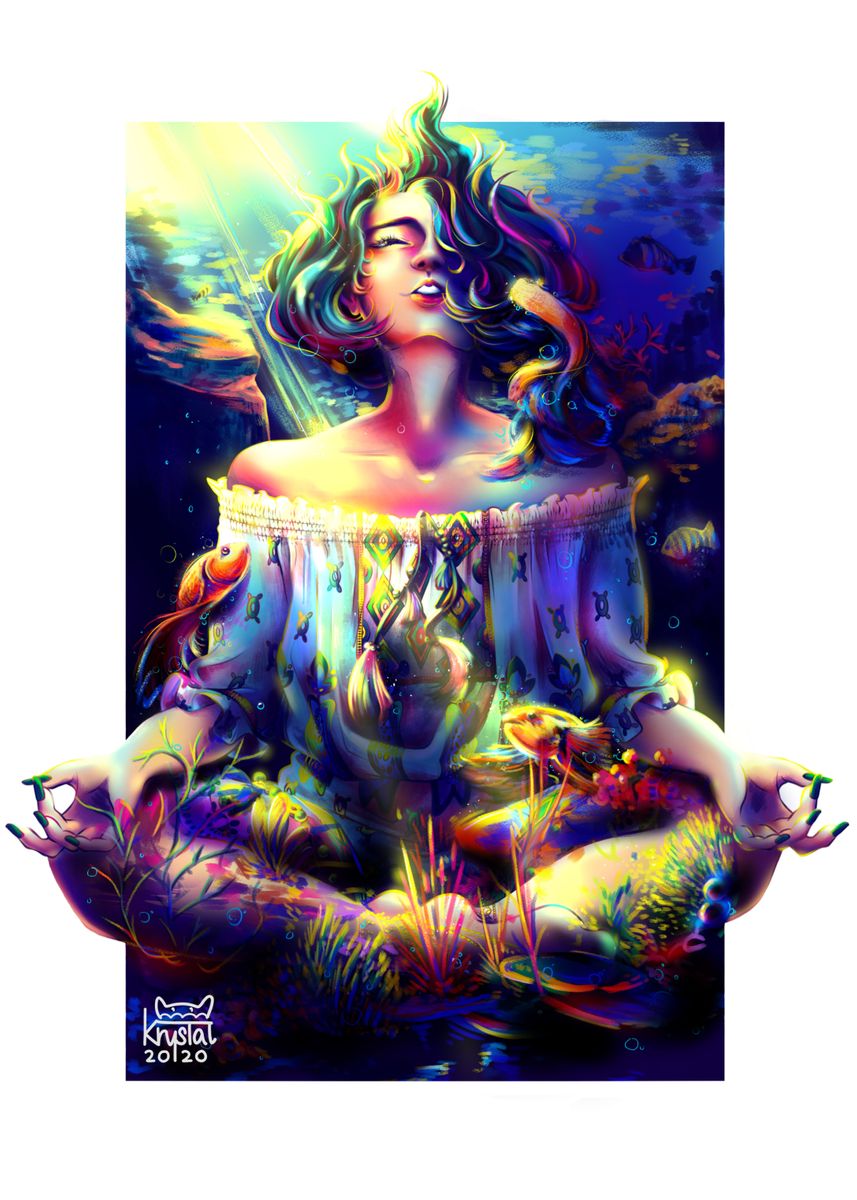 'Transcendence' Poster by Krystal Lay | Displate