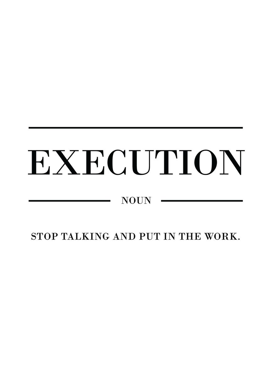 'Execution' Poster, picture, metal print, paint by Adam | Displate