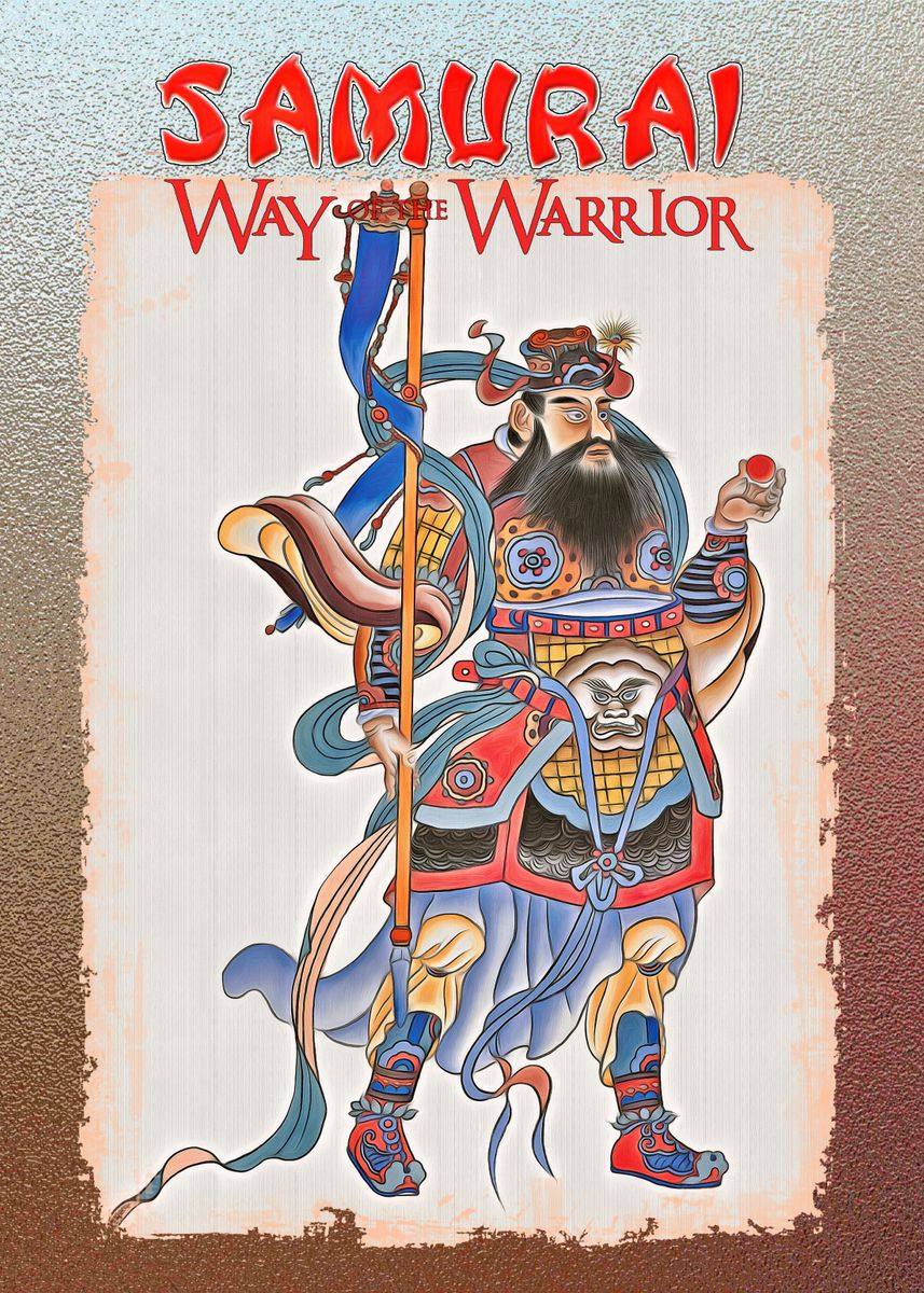 'Japan Samurai Bushido Art' Poster by John Shepherd | Displate