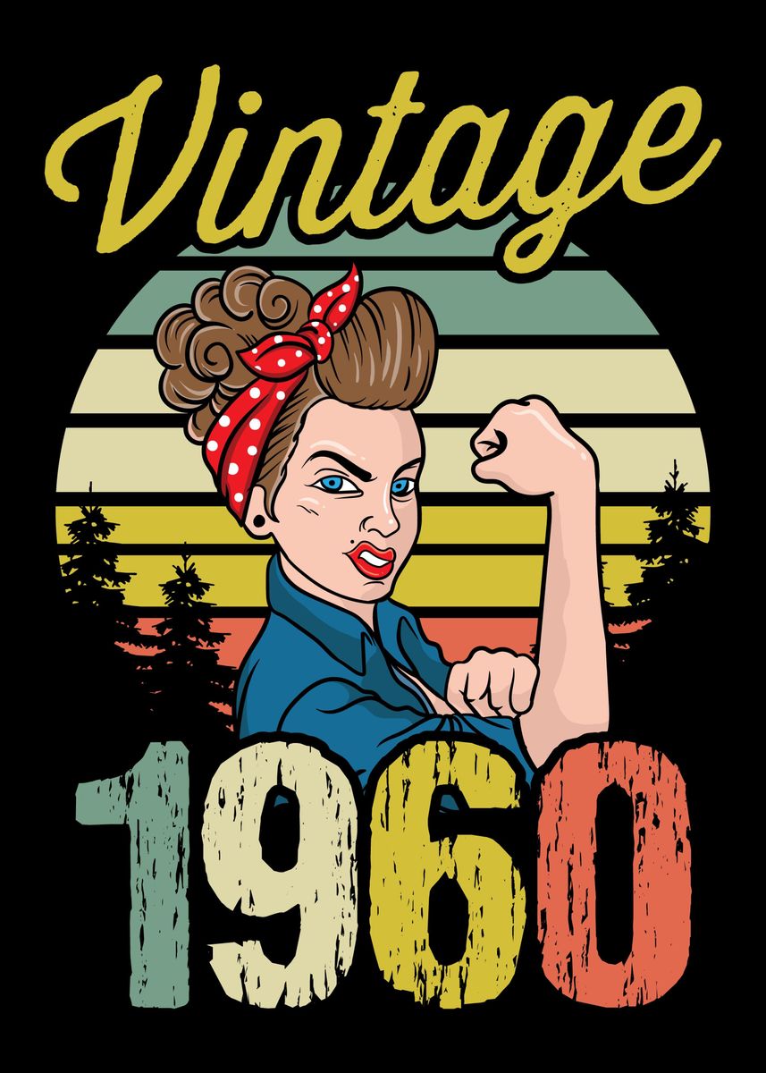 'Vintage since 1960' Poster, picture, metal print, paint by Robert ...