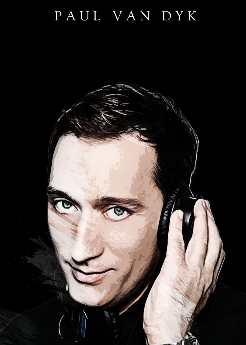 'Paul van Dyk' Poster by MDA STUDIO | Displate