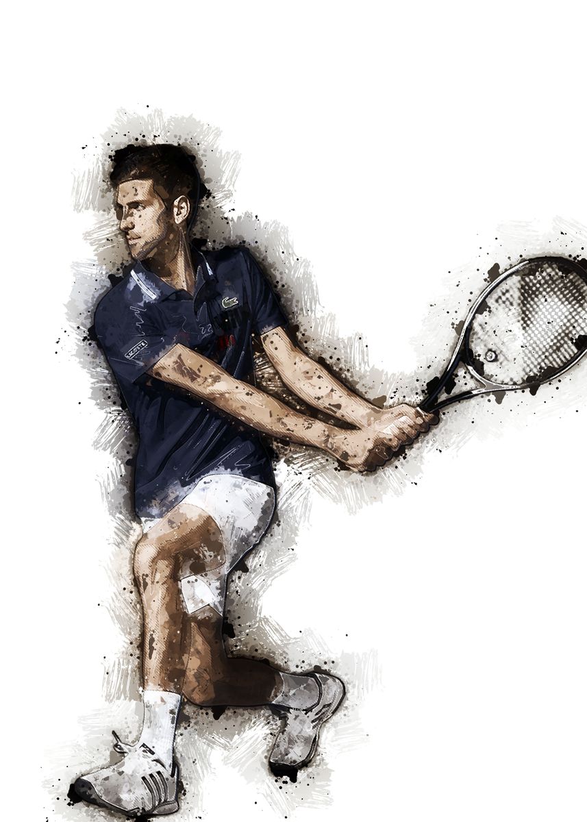 'Novak Djokovic' Poster by VEC Group | Displate