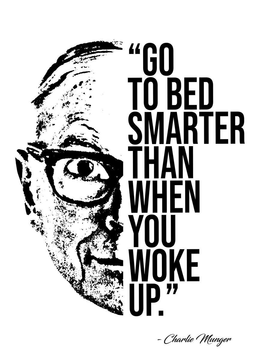 'Charlie Munger quotes' Poster, picture, metal print, paint by Kitty ...