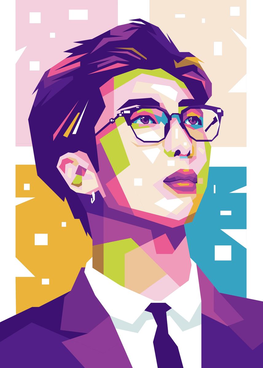'BTS RAP MONSTER' Poster, picture, metal print, paint by Rochefort ...