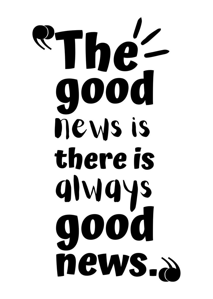 'Good News' Poster by Innersine | Displate