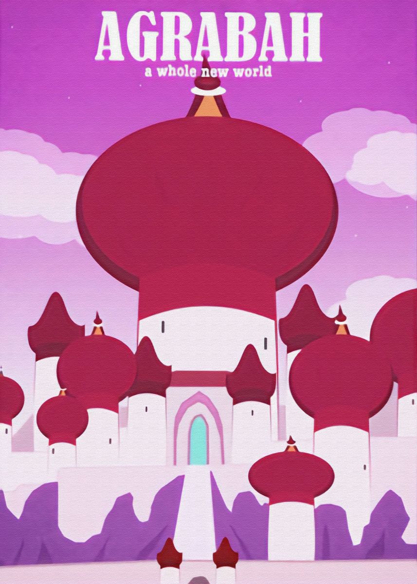 'Agrabah Aladdin' Poster, picture, metal print, paint by ...