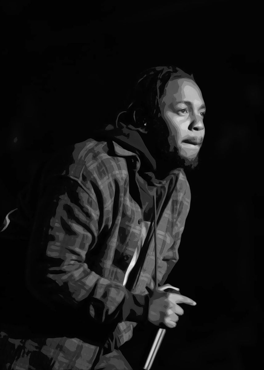 'Kendrick Lamar Rapper' Poster by chynna getty | Displate