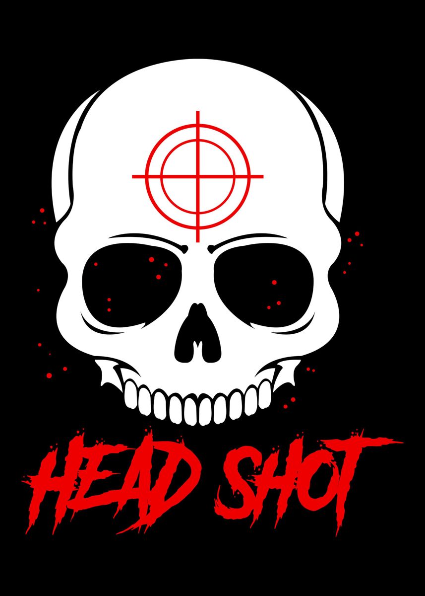 'Headshot Graphics' Poster, picture, metal print, paint by John DonJoe ...